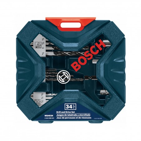 SET DE PUNTAS Y BROCAS X-LINE BOSCH 34 UNIDADES 2610038613